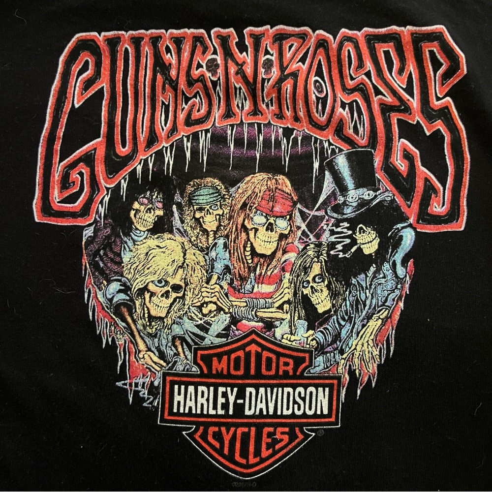 Harley Davidson Guns N Roses T-Shirt - Gem